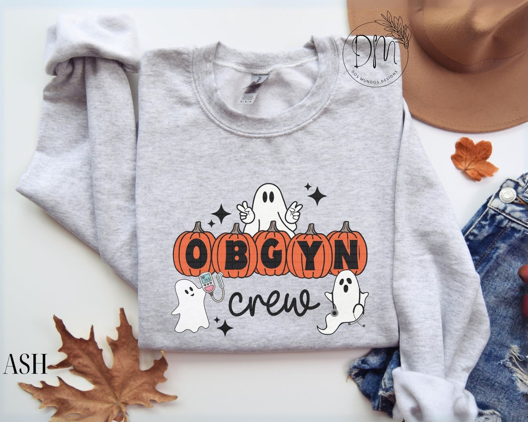 OBGYN Halloween Sweatshirt, Halloween OBGYN Crew Sweatshirt, One Spooky ...