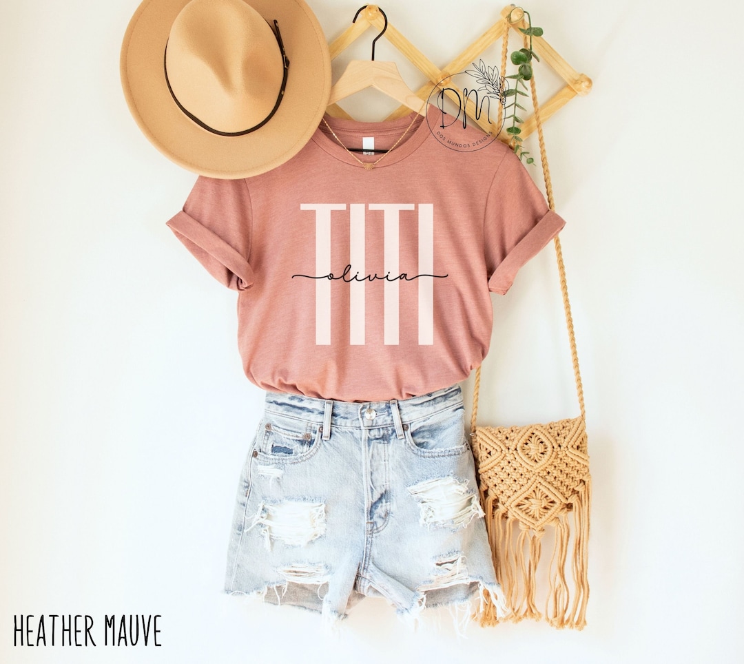 Titi Shirt, Personalized Titi Shirt, Custom Name Titi T-shirt Custom ...