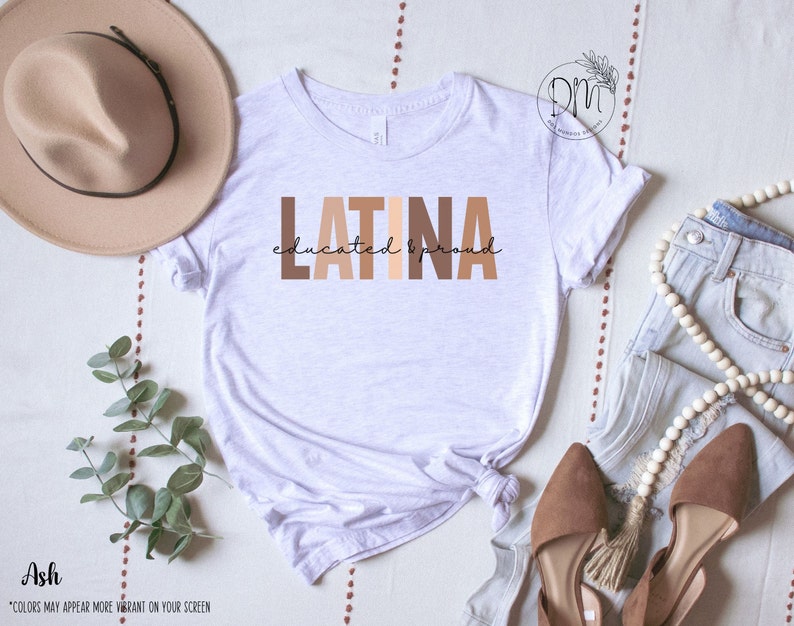 Educated Latina Shirt Latina Power Mujer Latina Latina - Etsy
