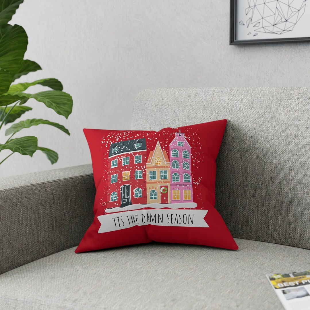 Taylor Swift Pillow Tis the Damn Season Taylor Swift Christmas Decor ...