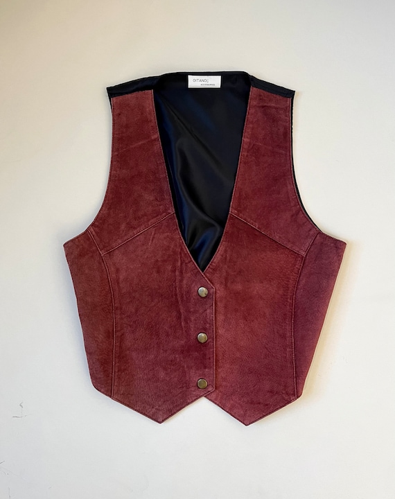 Dusty Rose Suede Vest - Gem