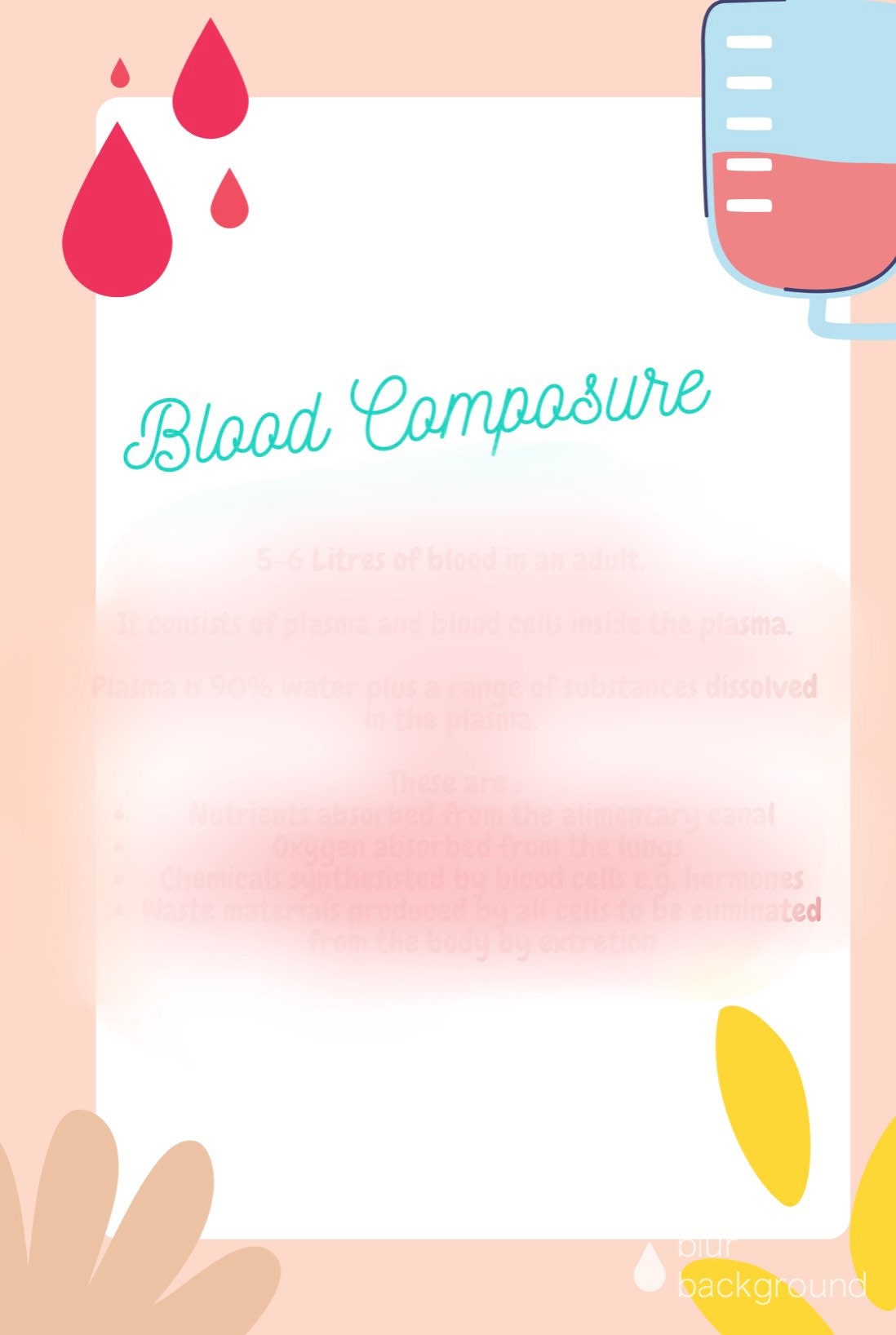 Blood, Hematology, Nursing Notes, Nursing Study Guide, Digital Download ...