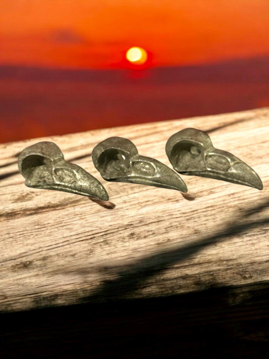 Pyrite Raven Skull Crystal - Etsy