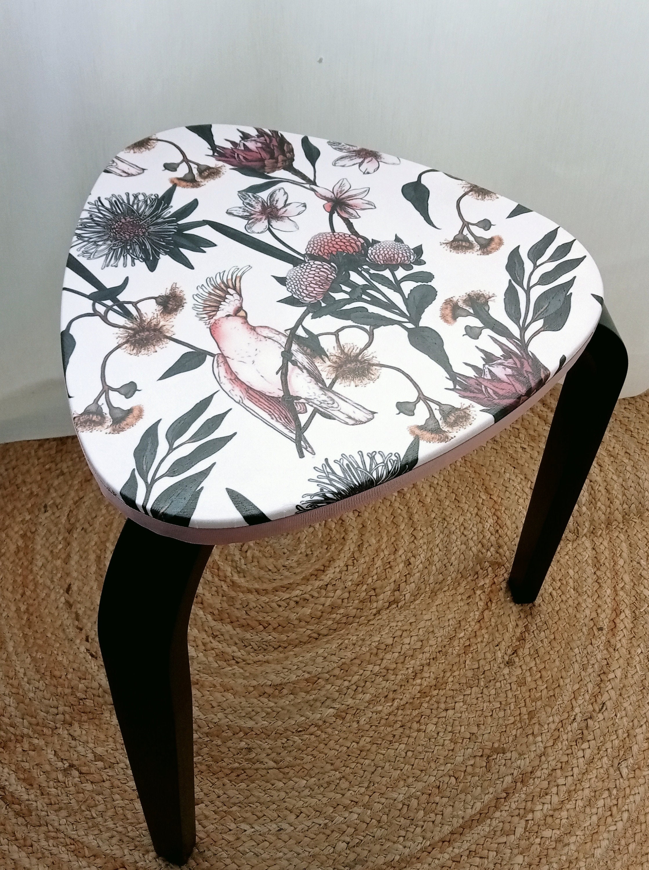 Chairs & Ottomans Home & Living Black Cockatoo Australian side table ...