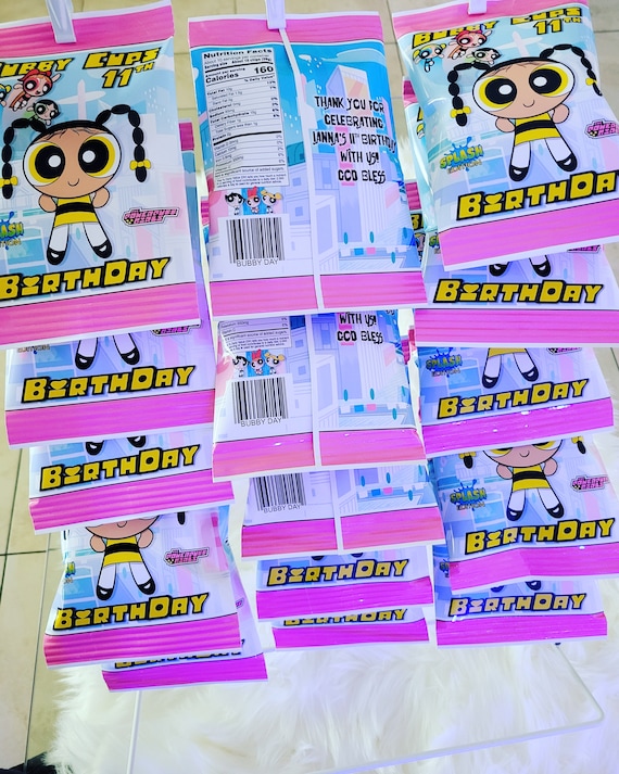 Custom Chips Bag Labels/party Favors - Etsy