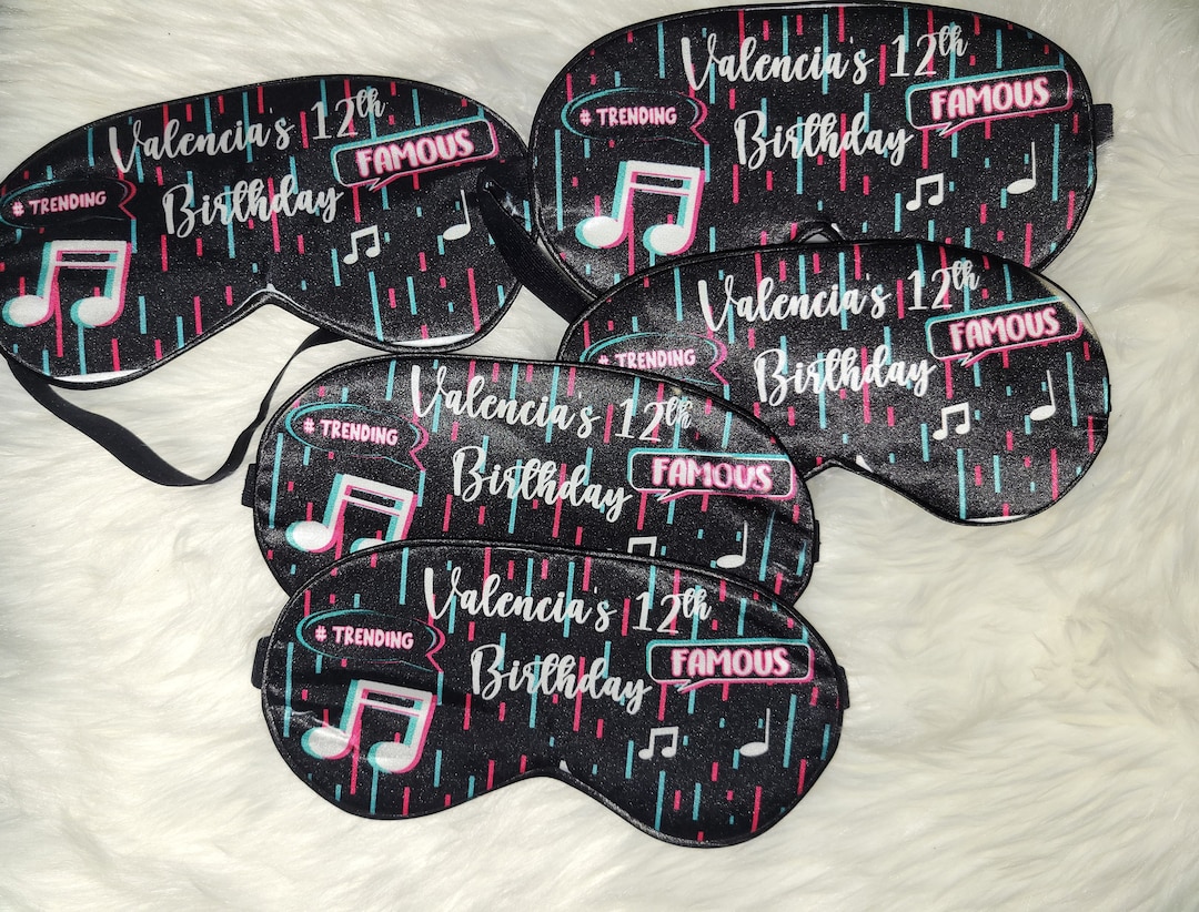 Custom Eye Mask - Etsy