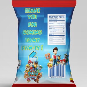 Custom Chip Bag Labels - Etsy