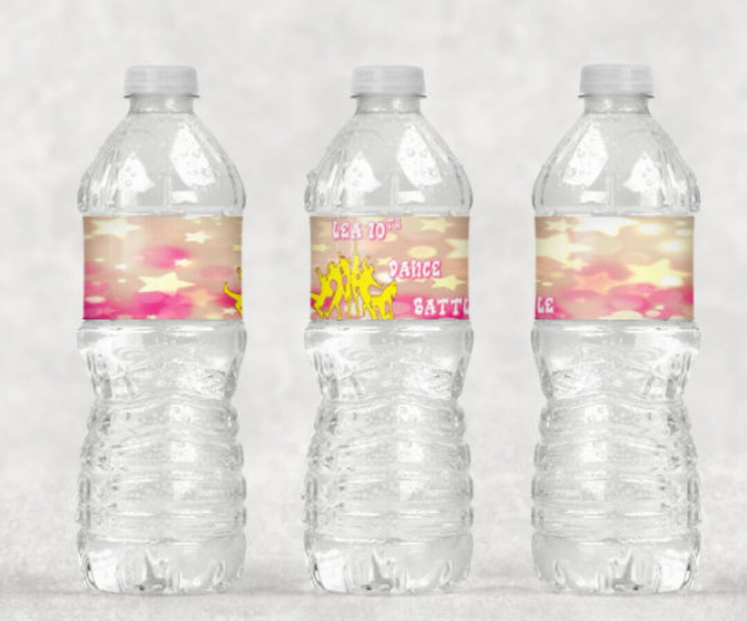 Custom Water Bottle Labels - Etsy