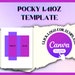 Pocky 1.41oz Template - Etsy