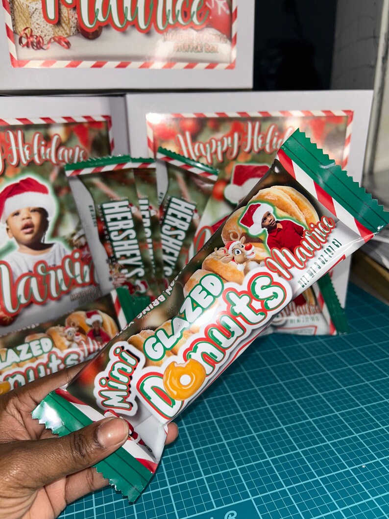 Mini Donuts 3 OZ | Party Favor Template - Etsy