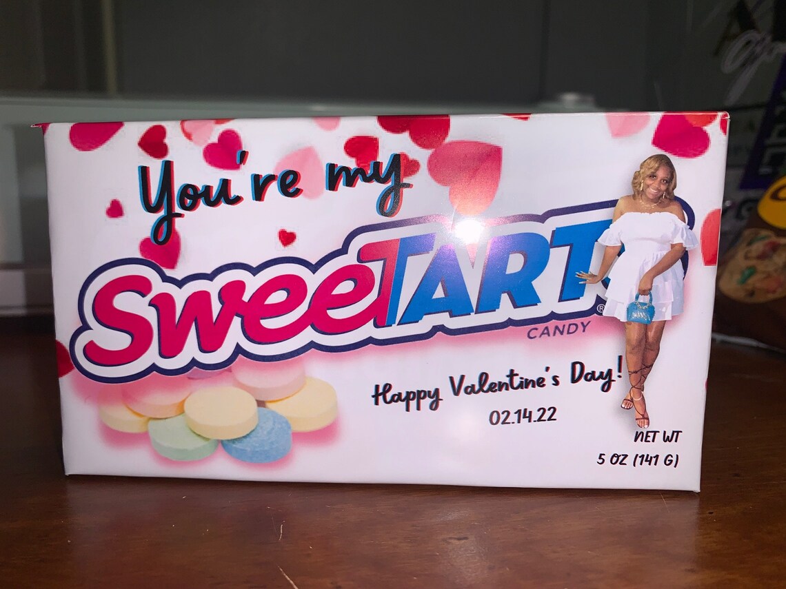 READY-TO-GO Valentine's Day Sweetart Candy Box Template - Etsy