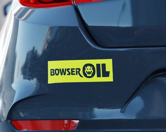 Mario Kart Inspired Bowser Vinyl Decal - Etsy