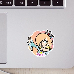 Yes Mario Superstars, Mario Vinyl Stickers, Waterproof Stickers, Car ...