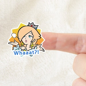 Mario Vinyl Stickers, Whaaat Pack, Mario Superstars, Waterproof ...