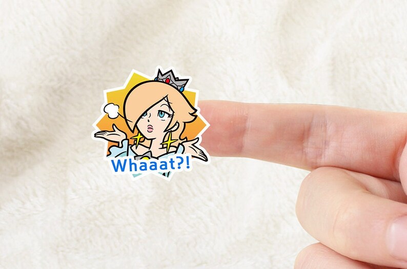 Mario Vinyl Stickers Whaaat Pack Mario Superstars - Etsy