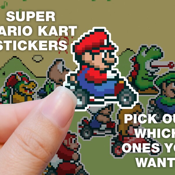 Mario Kart Pixel - Etsy