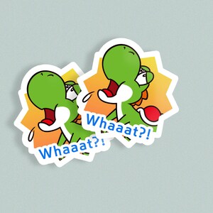 Mario Vinyl Stickers, Whaaat Pack, Mario Superstars, Waterproof ...