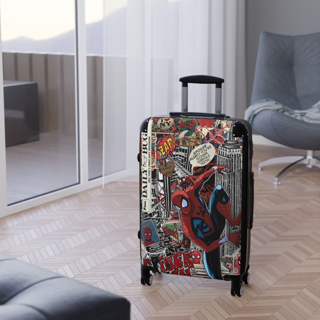 Spider-man Comic Style Suitcase Luxury Suitcase Cabin Suitcase Medium Suitcase Large Suitcase ...