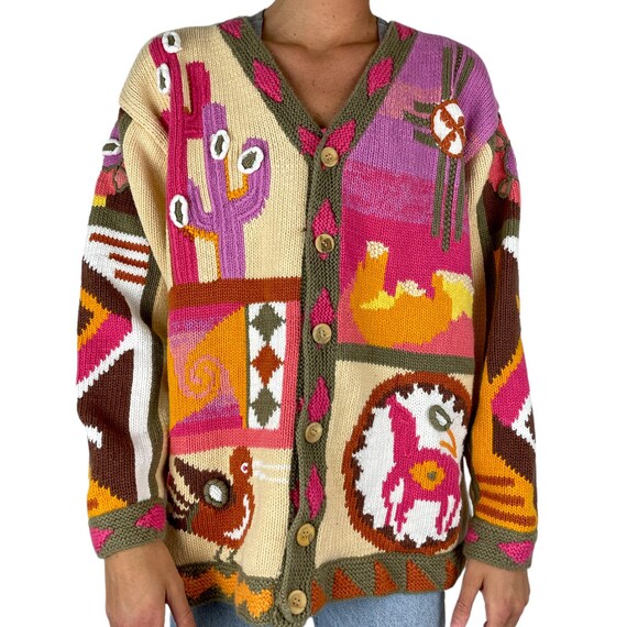 vintage scenic sweater - Gem
