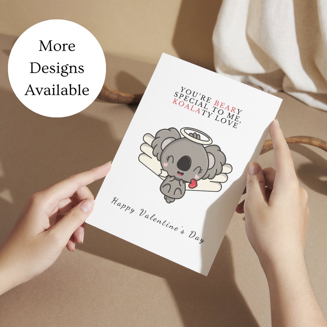 Koala Bear Happy Valentine's Day Card, Love Card, for Wife, for Husband ...