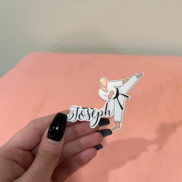 Karate Sticker - Etsy