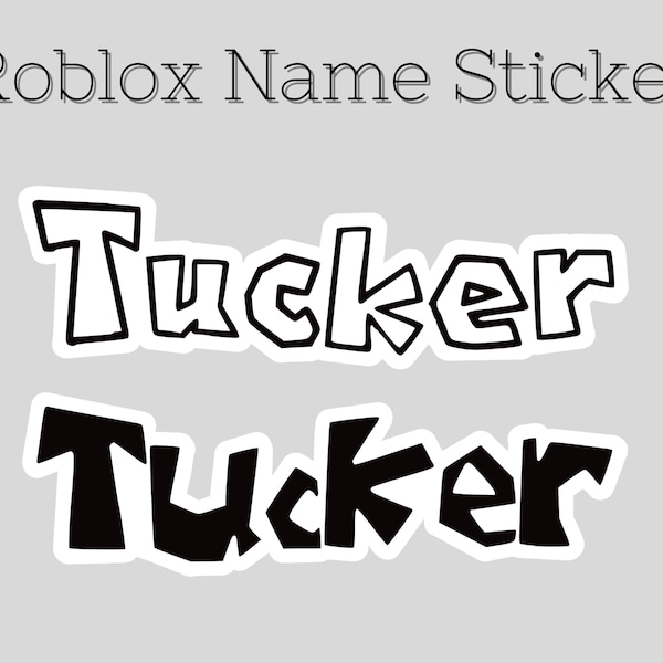 Roblox Name Tags - Etsy