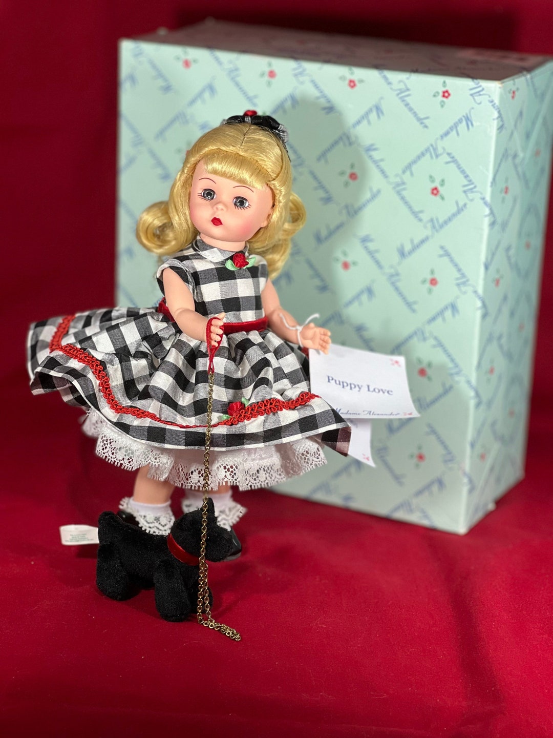 Madame Alexander 8 Inch Doll “puppy Love” and Puppy 35825 Blonde Curls ...