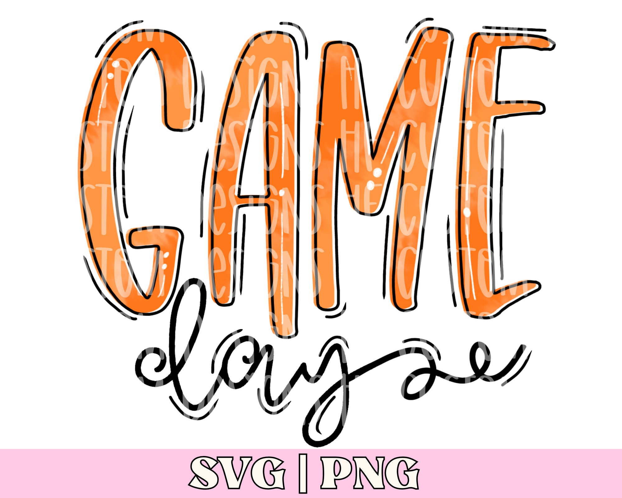 Game Day Png Game Day Svg School Spirit Svg Football Season - Etsy