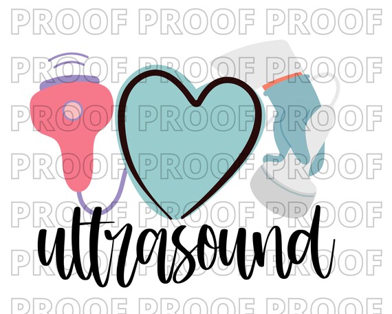 Ultrasound SVG PNG Image Ultrasound Sublimation Design - Etsy