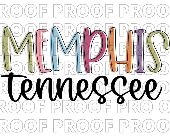 Memphis Tennessee SVG PNG Image Tennessee Sublimation Image - Etsy