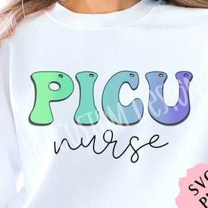 Picu Svg, Picu Nurse Png, Nurse Sublimation Design, Pediatric Nurse Png ...