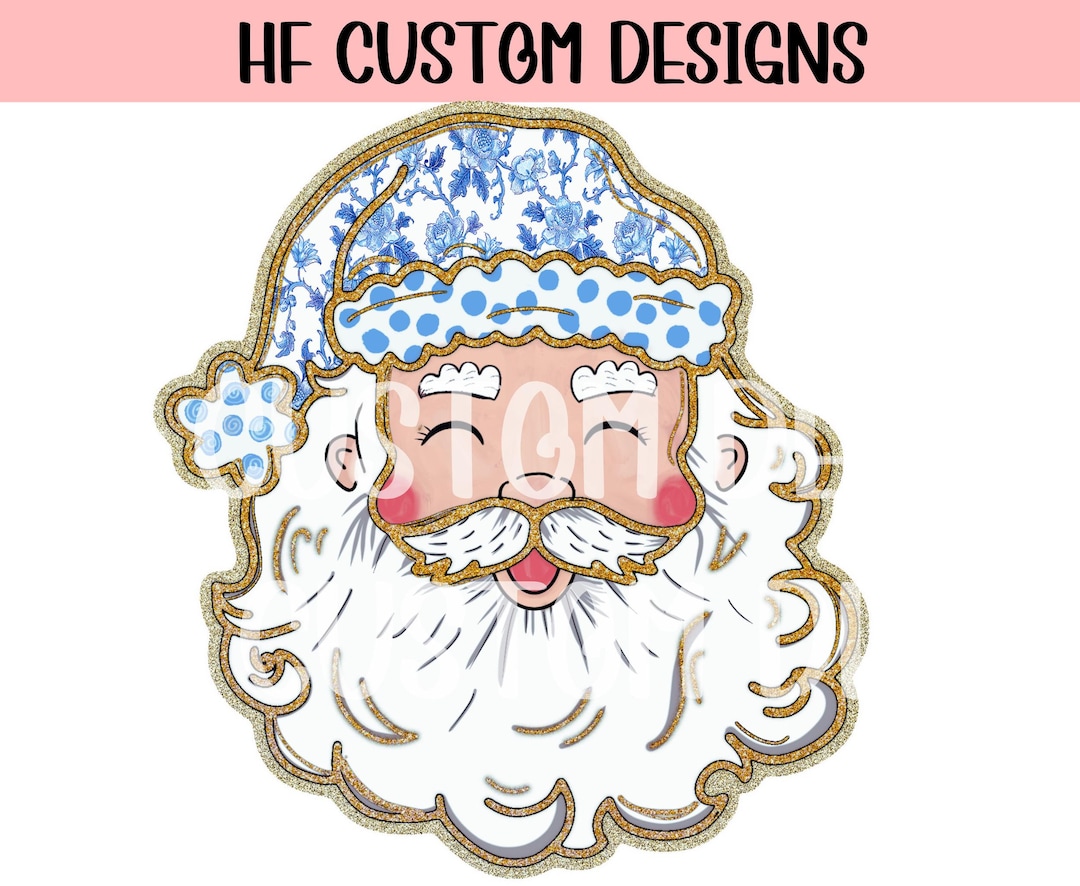 Preppy Santa Png, Christmas Coquette Png, Preppy Christmas Png, Toile ...