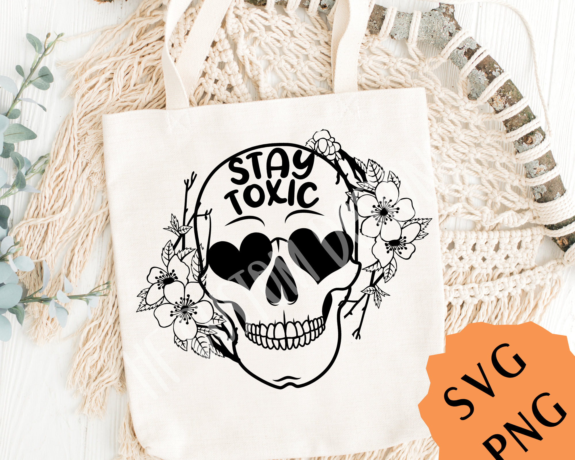 Permanecer tóxico svg, esqueleto svg, cráneo de flor png, sarcástico ...