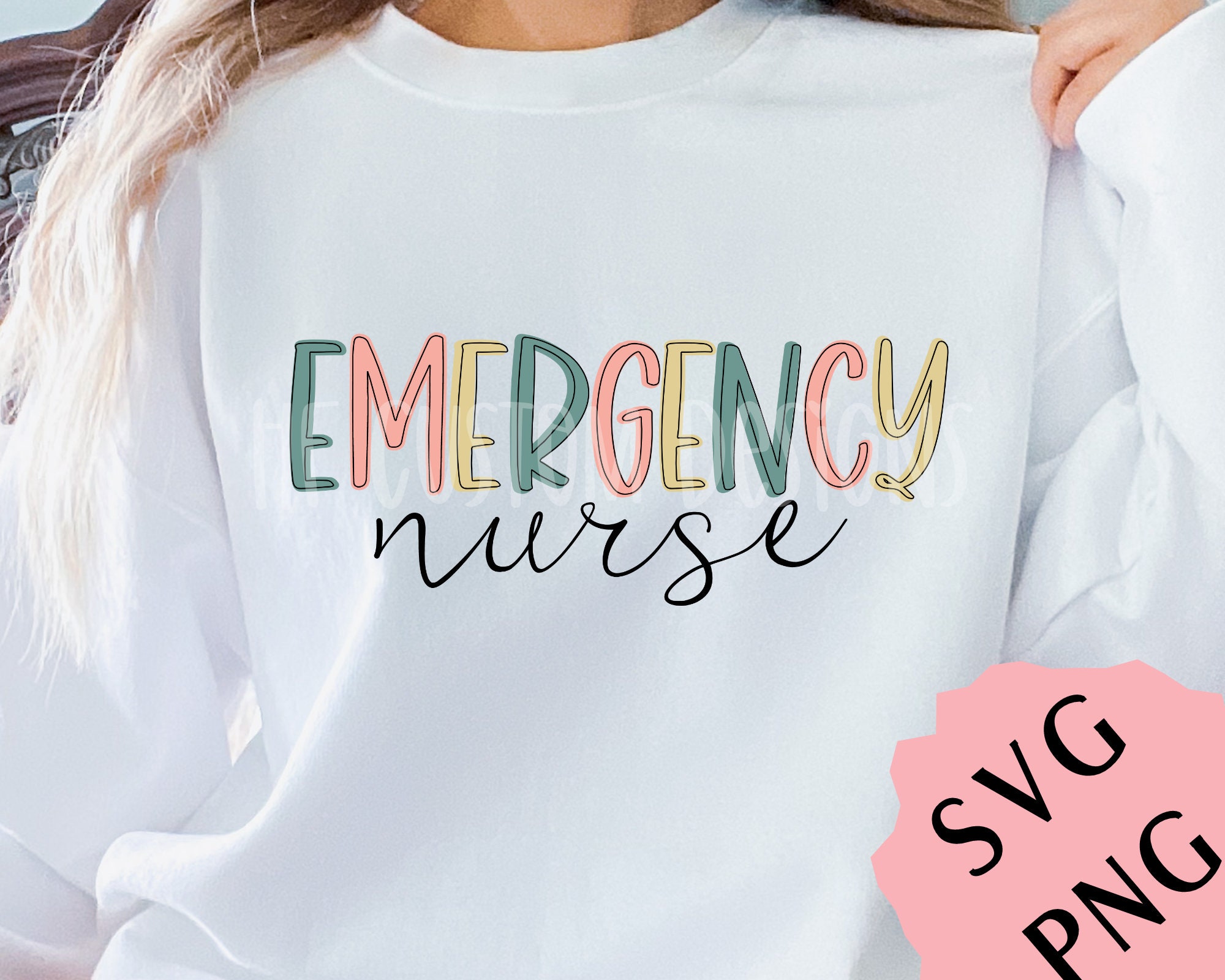 ER Nurse SVG Er Nurse PNG Er Nurse Badge Reel Svg Cut - Etsy