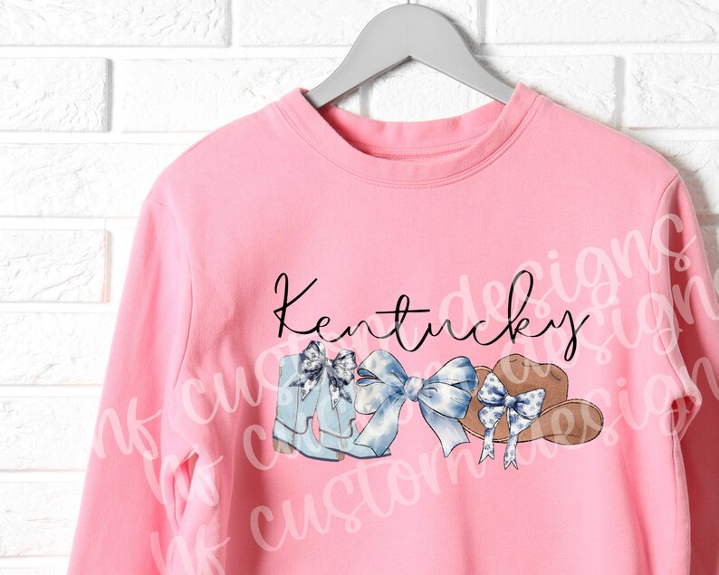Kentucky PNG Coquette Aesthetic Png Preppy Kentucky Sublimation Design ...