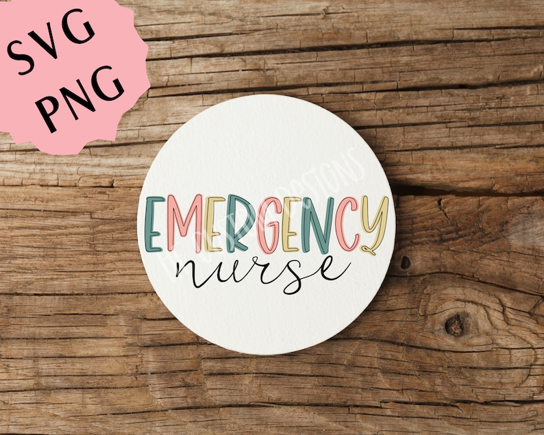 ER Nurse SVG Er Nurse PNG Er Nurse Badge Reel Svg Cut - Etsy