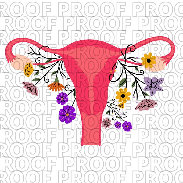 Uterus Svg - Etsy