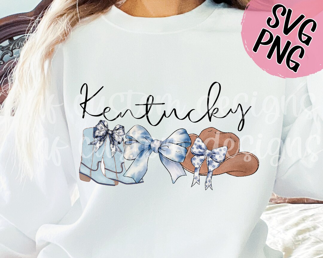 Kentucky PNG Coquette Aesthetic Png Preppy Kentucky Sublimation Design ...