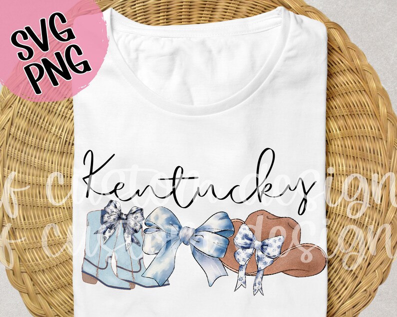 Kentucky PNG Coquette Aesthetic Png Preppy Kentucky Sublimation Design ...