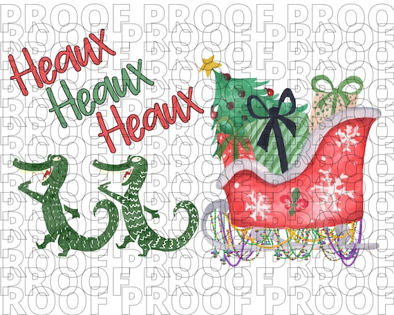 Cajun Christmas PNG Louisiana Christmas PNG Louisiana | Etsy