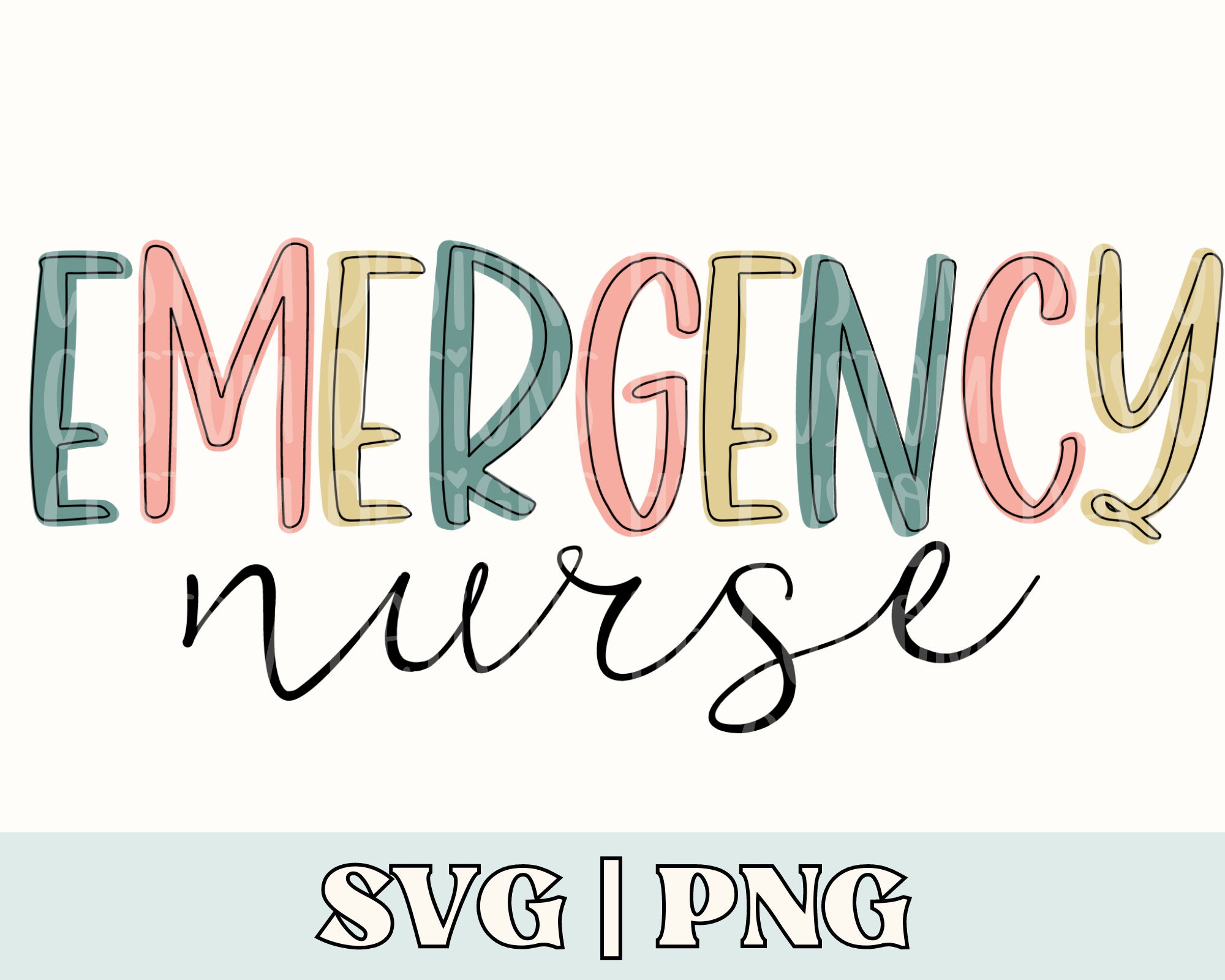 ER Nurse SVG Er Nurse PNG Er Nurse Badge Reel Svg Cut - Etsy