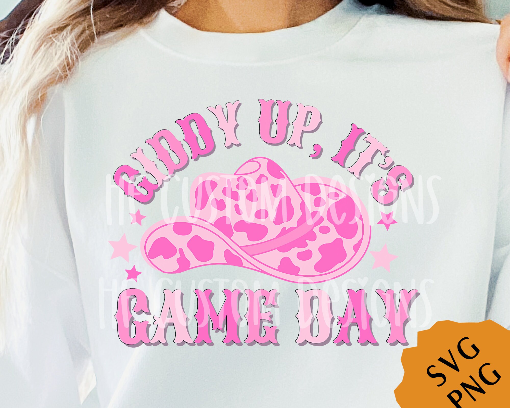 Giddy up Its Game Day Svg, Giddy up Its Game Day Png, Pink Game Day Svg ...
