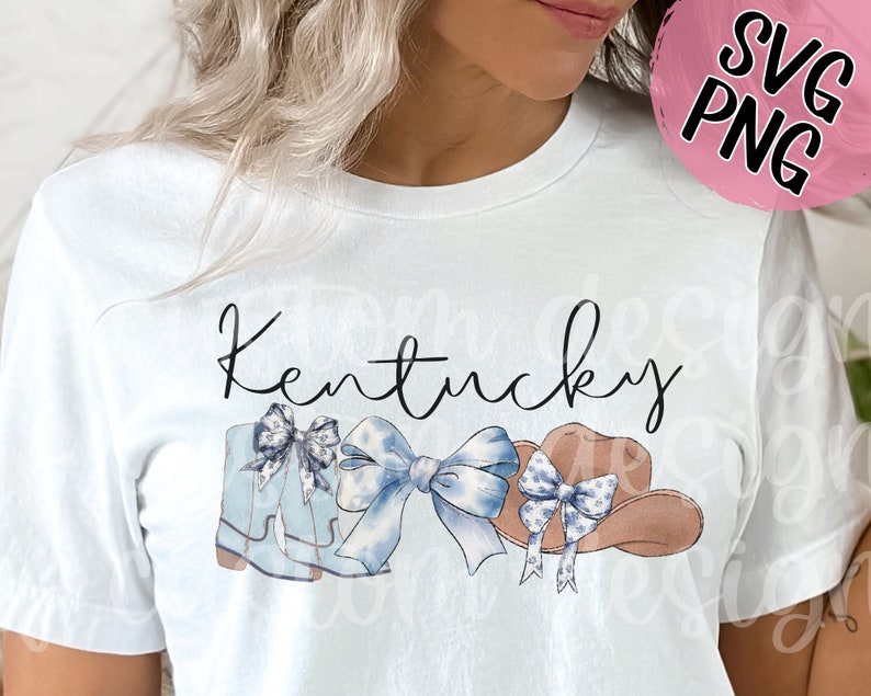 Kentucky PNG Coquette Aesthetic Png Preppy Kentucky Sublimation Design ...