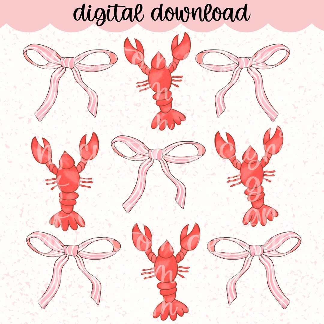 Coquette Crawfish PNG | Cajun PNG | Louisiana Shirt Design | Coquette ...