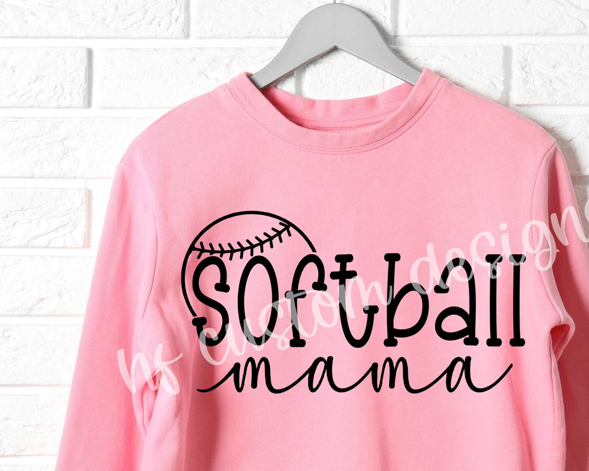 Softball Mama Svg | Softball Mama Shirt Svg | Svg File for Cricut ...