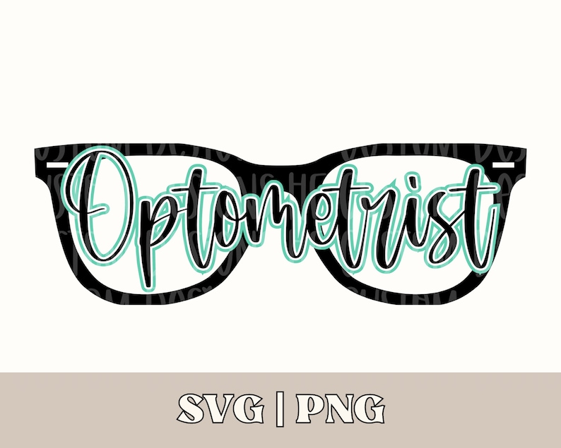 Optometry SVG PNG Image Optometry Sublimation Design - Etsy