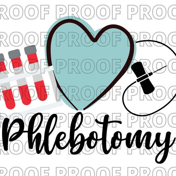 Phlebotomy Svg Design - Etsy