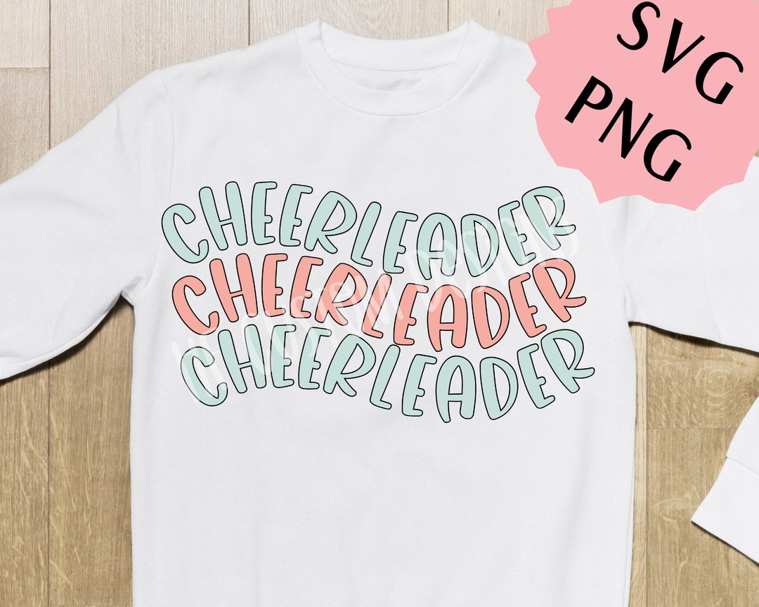 Cheerleader SVG File Cheer SVG Cheerleader Sublimation Cheer PNG - Etsy UK