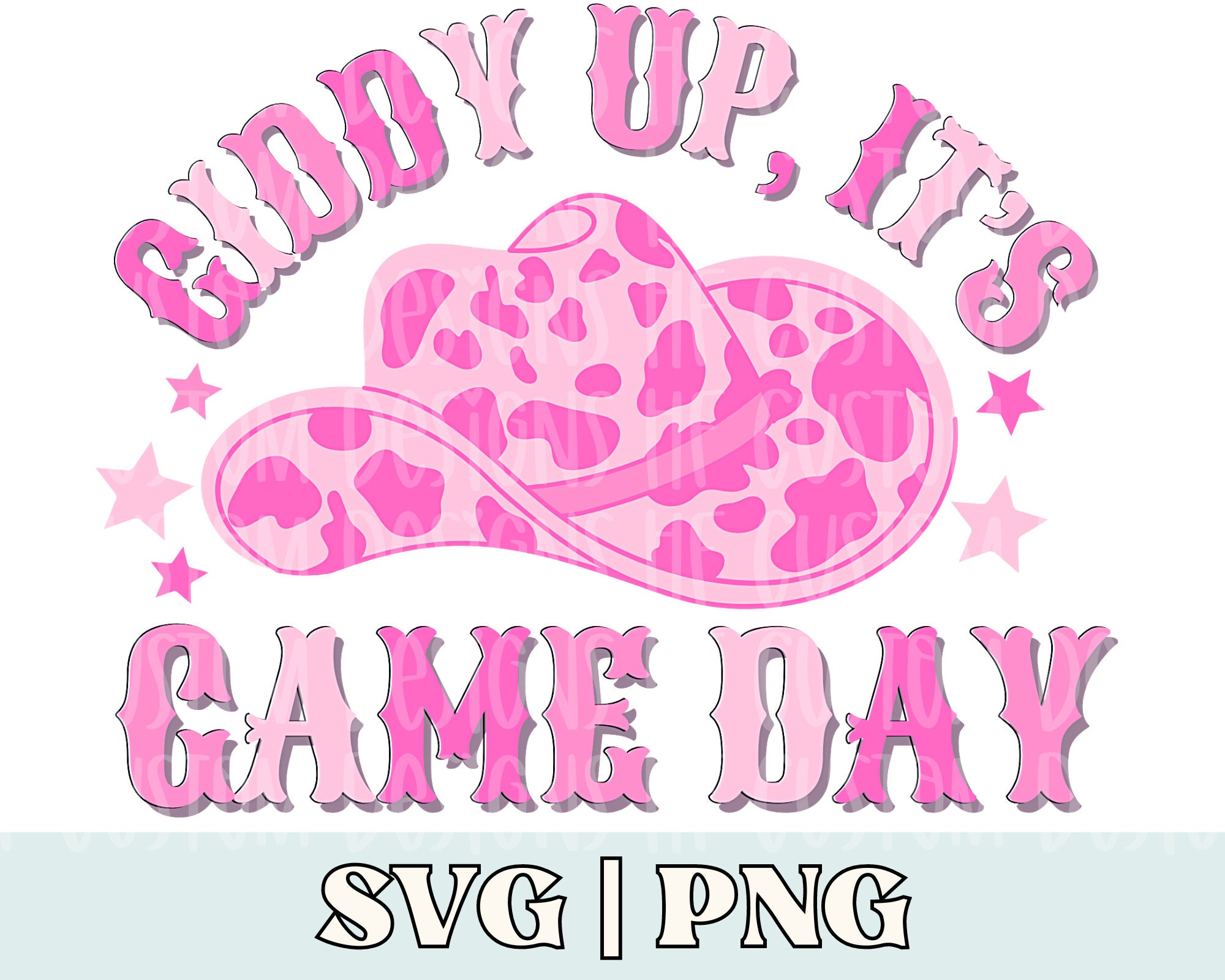 Giddy up Its Game Day Svg, Giddy up Its Game Day Png, Pink Game Day Svg ...