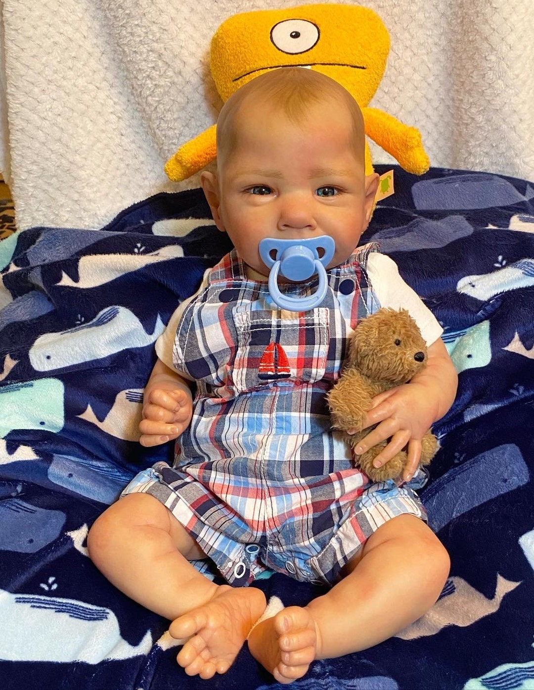 Reborn Awake, Baby Boy With Magnet Pacifier - Etsy